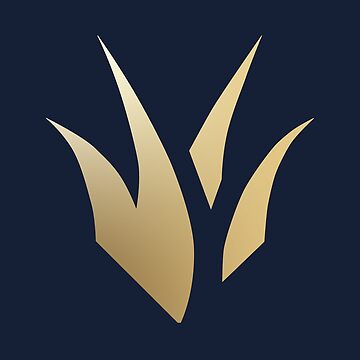 "Jungle Role Icon (Gold - Dark Blue BG)" Poster for Sale by ...