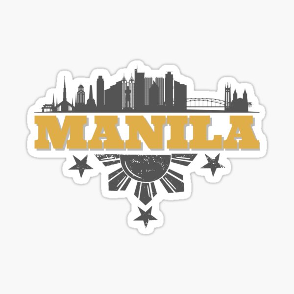 "Manila Capital City of the Philippines" Sticker for Sale by ...