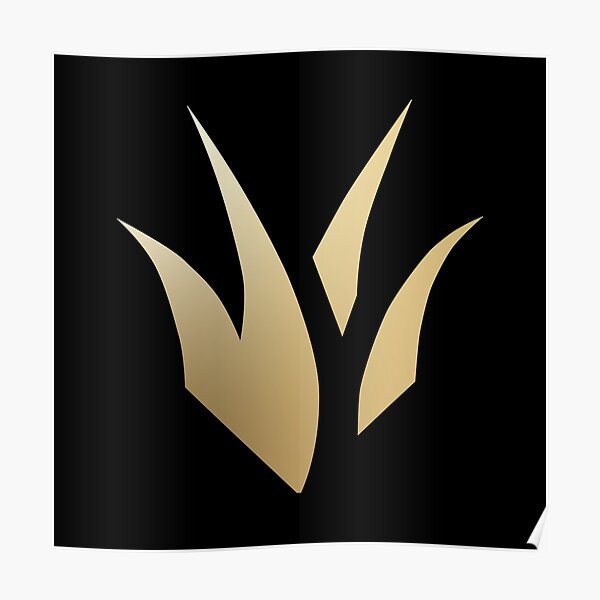 "Jungle Role Icon (Gold)" Poster for Sale by FilipeFerreira | Redbubble