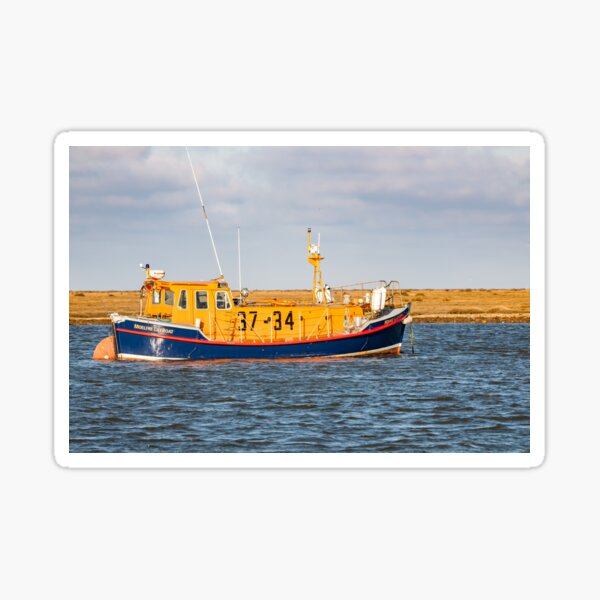 "RNLI lifeboat, Wells-Next-The-Sea" Sticker for Sale by yackers1 ...