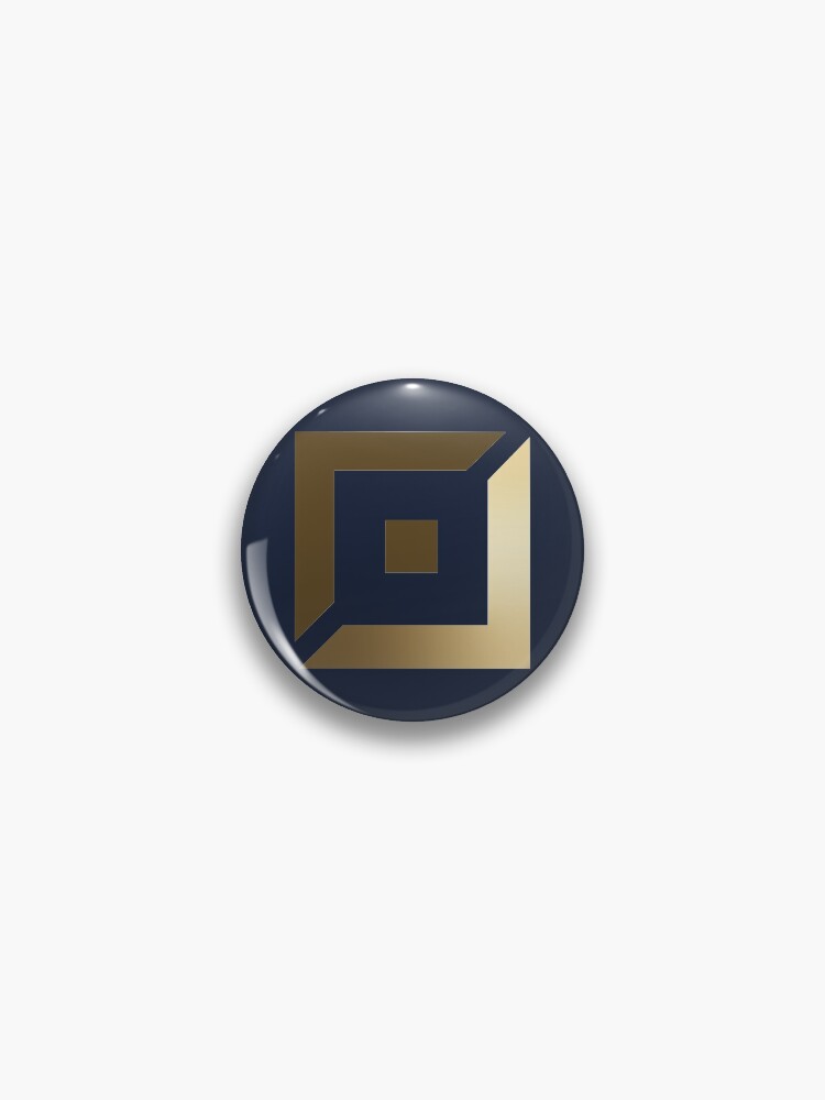 "Bot Lane ADC Role Icon (Gold - Dark Blue BG)" Pin for Sale by ...