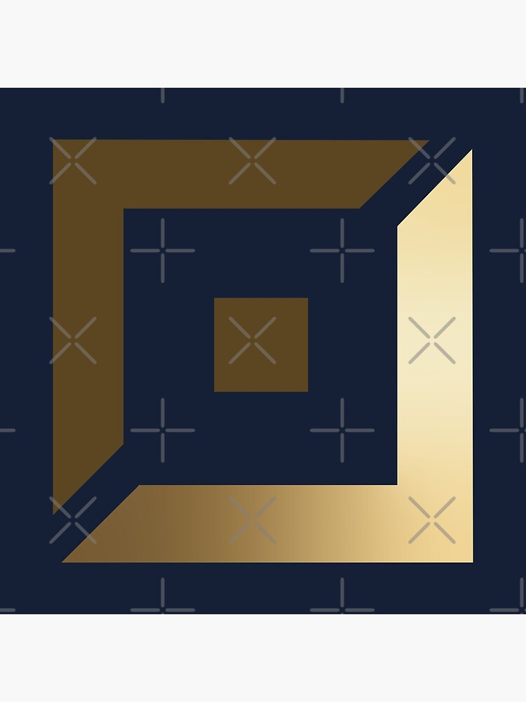 Lienzo «Bot Lane ADC Role Icon (Gold - Dark Blue BG)» de FilipeFerreira ...