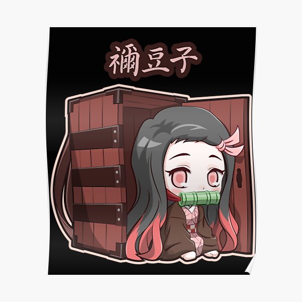 "Kimetsu No Yaiba Chibi Box Nezuko Kimetsu No Yaiba" Poster von ...