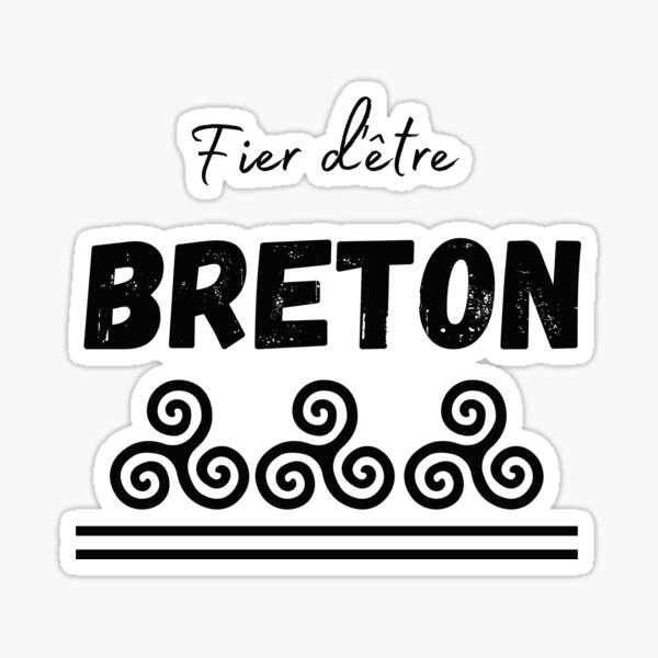 "Proud to be Breton" Sticker by EzeGuitachi | Redbubble