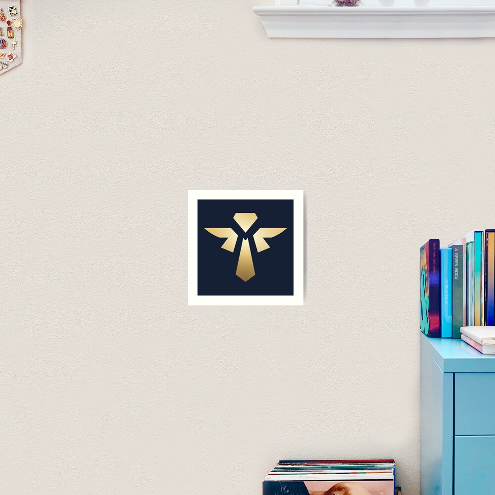 "Support Role Icon (Gold - Dark Blue BG)" Art Print by FilipeFerreira ...