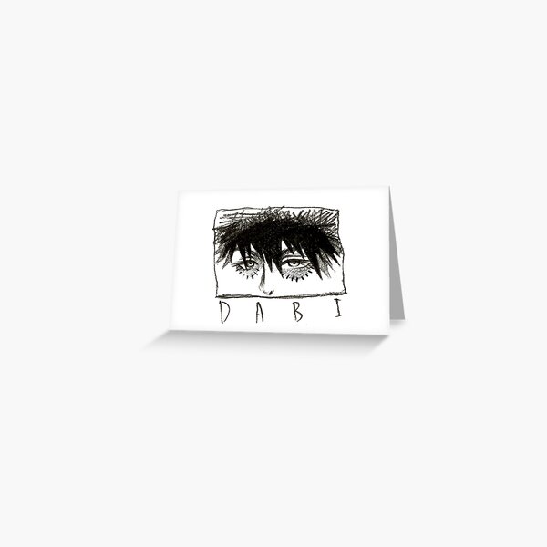 "anime dabi drawing" Greeting Card by kuroziel | Redbubble