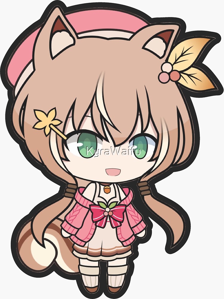 "Ayunda Risu - Hololive" Sticker by KyraWaifu | Redbubble