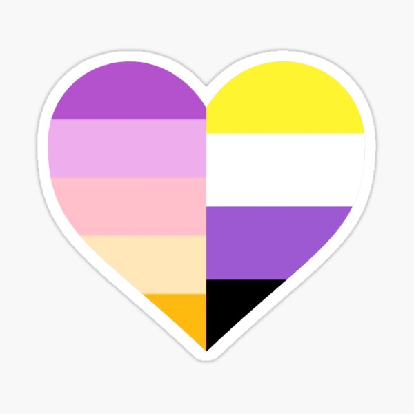 "nonbianary trixic" Sticker for Sale by Carmen-v | Redbubble