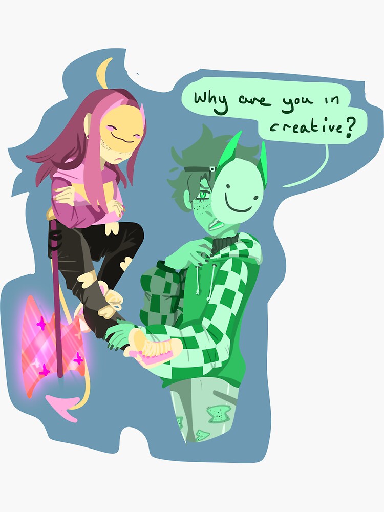 "Drista and Dream" Sticker for Sale by chiren-exe | Redbubble