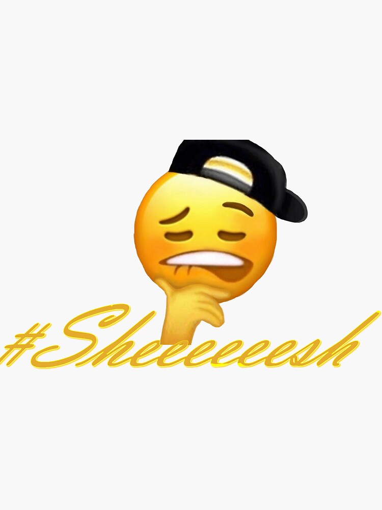 "Sheesh" Sticker for Sale by fizo | Redbubble