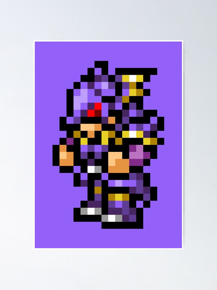 "Final Fantasy II - Ricard Sprite" Poster by SpriteZone | Redbubble