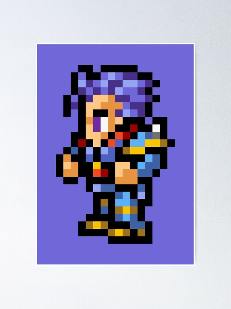 "Final Fantasy II - Leon Sprite" Poster for Sale by SpriteZone | Redbubble