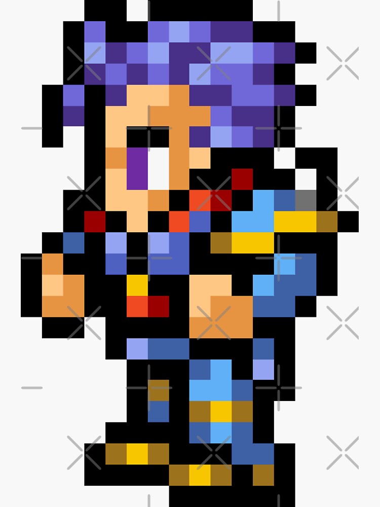 "Final Fantasy II - Leon Sprite" Sticker for Sale by SpriteZone | Redbubble