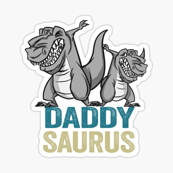 "Dabbing T-Rex Matching Dinosaur - Family Dab" Sticker for Sale by ...