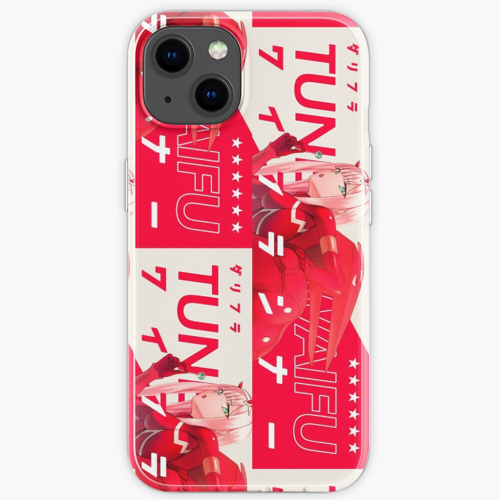 "Zero Two Tuned Waifu" iPhone Case for Sale by Waifu-Runners | Redbubble