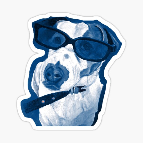"Rocking Jack Russell" Sticker for Sale by LaurenPryde | Redbubble