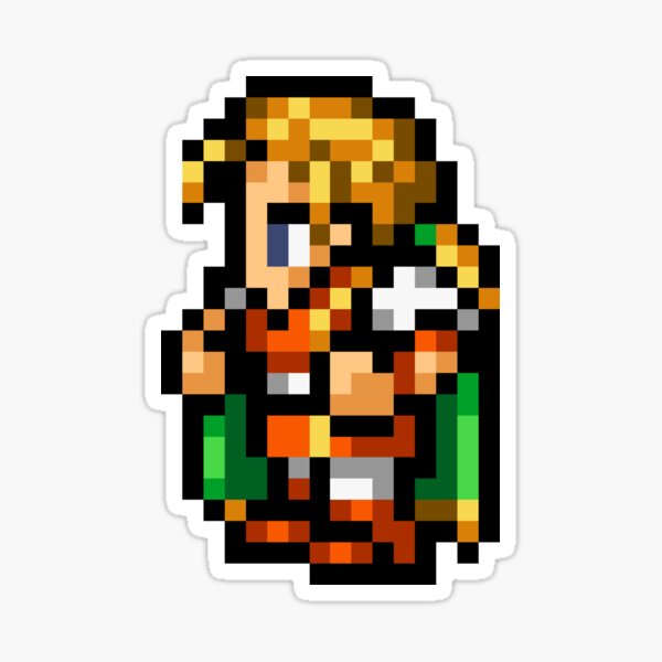 "Final Fantasy II - Scott Sprite" Sticker by SpriteZone | Redbubble
