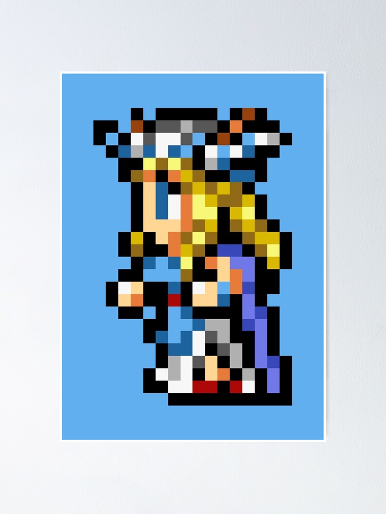 "Final Fantasy II - Hilda Sprite" Poster by SpriteZone | Redbubble