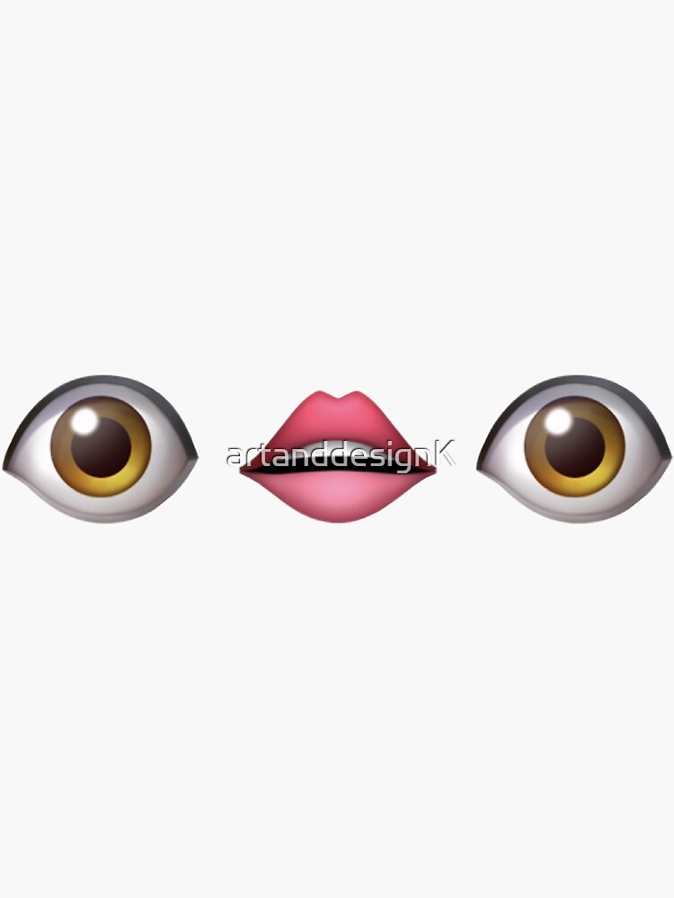 "emojis - shook" Sticker by artanddesignK | Redbubble