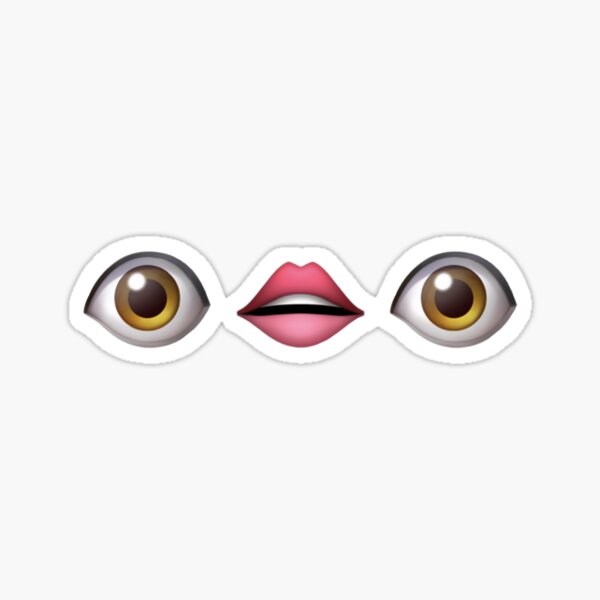"emojis - shook" Sticker by artanddesignK | Redbubble