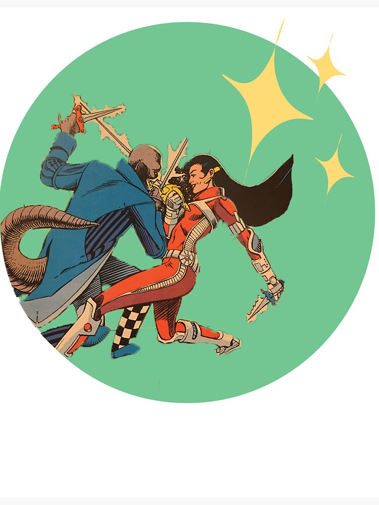 "Comic Book Battle Art" Sticker by WiggyMars | Redbubble