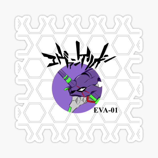 "eva -01" Sticker for Sale by cremadesign | Redbubble