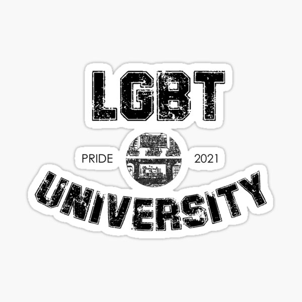 "LGBT University Pride 2021" Sticker for Sale by ArtJoshua | Redbubble