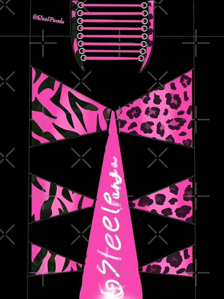 Pink Heavy Metal Warrior Pants Leggings