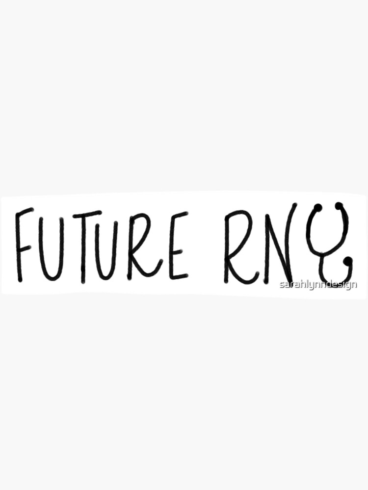 "future rn ?" Sticker for Sale by sarahlynndesign | Redbubble