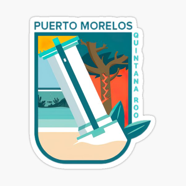 "Puerto Morelos Mexico" Sticker by jpal74 | Redbubble