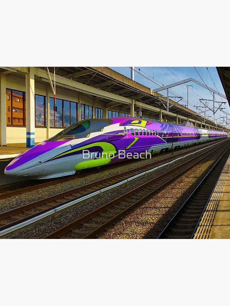 "Shinkansen Eva 500 - Japanese Bullet Train" Poster for Sale by Bruno ...
