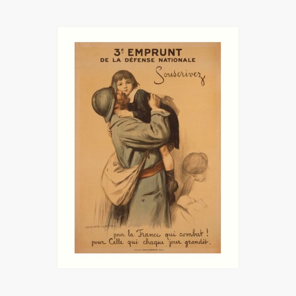 "Vintage French WW1 Poster" Art Print for Sale by retrochoose | Redbubble