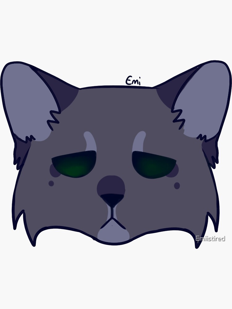"Hollyleaf" Sticker for Sale by Emiistired | Redbubble