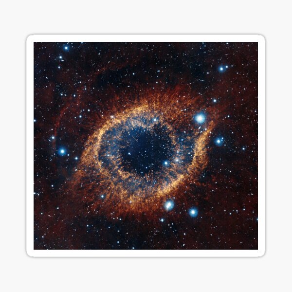 "Helix Nebula Universe" Sticker for Sale by galacticstyle | Redbubble