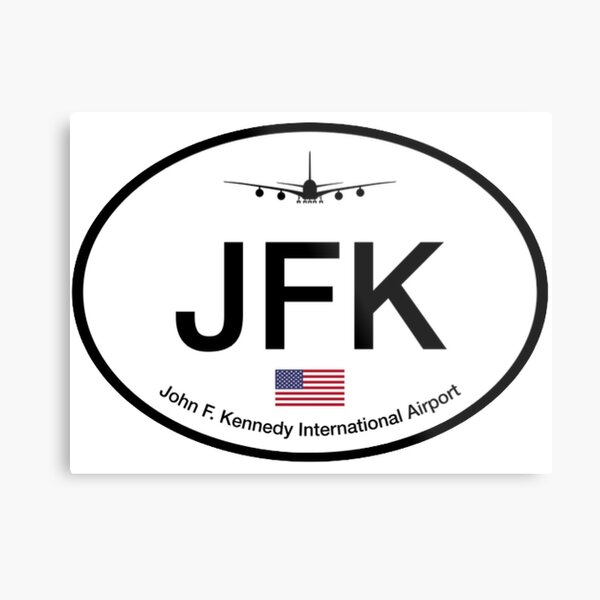 "JFK - John F. Kennedy International Airport (New York City)" Metal ...