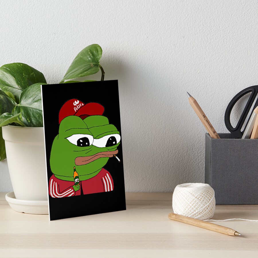 "Rare Polish Pepe " Art Board Print by Slav-Art | Redbubble