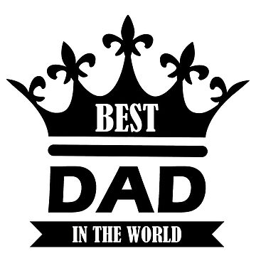 "Best Dad In The World" Sticker for Sale by DesignHouse07 | Redbubble