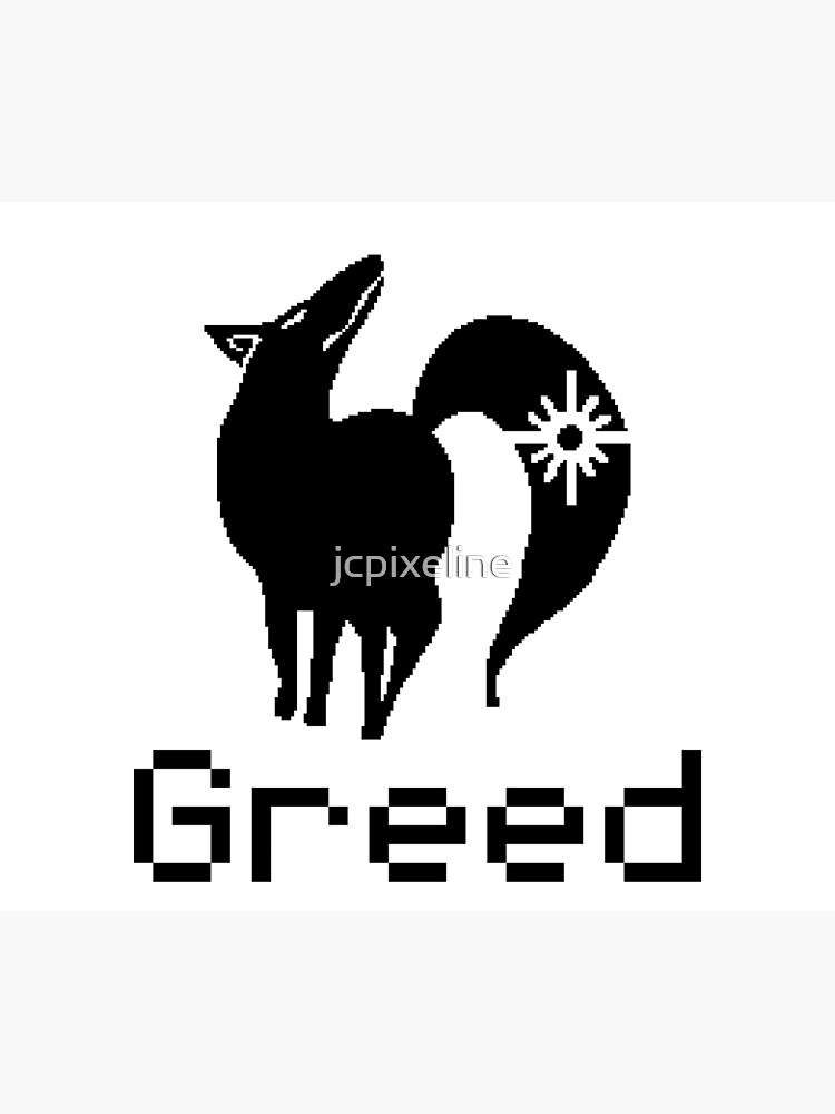 "The Seven Deadly Sins - Fox's Sin of Greed - Pixel Art" Photographic ...