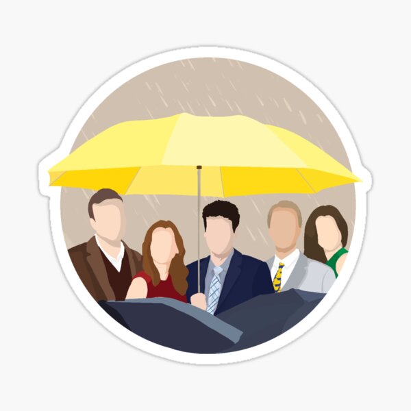 "Himym" Sticker for Sale by ririart0 | Redbubble