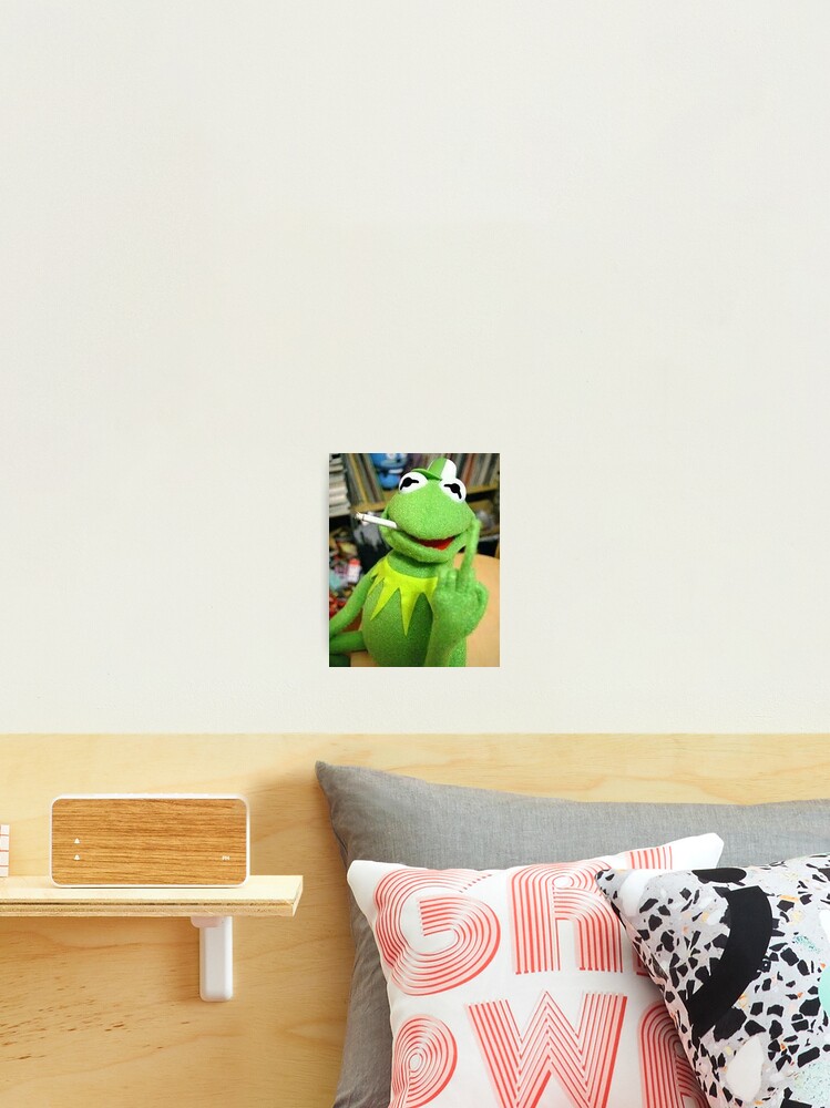 "Kermit middle finger" Photographic Print for Sale by martimmendes ...