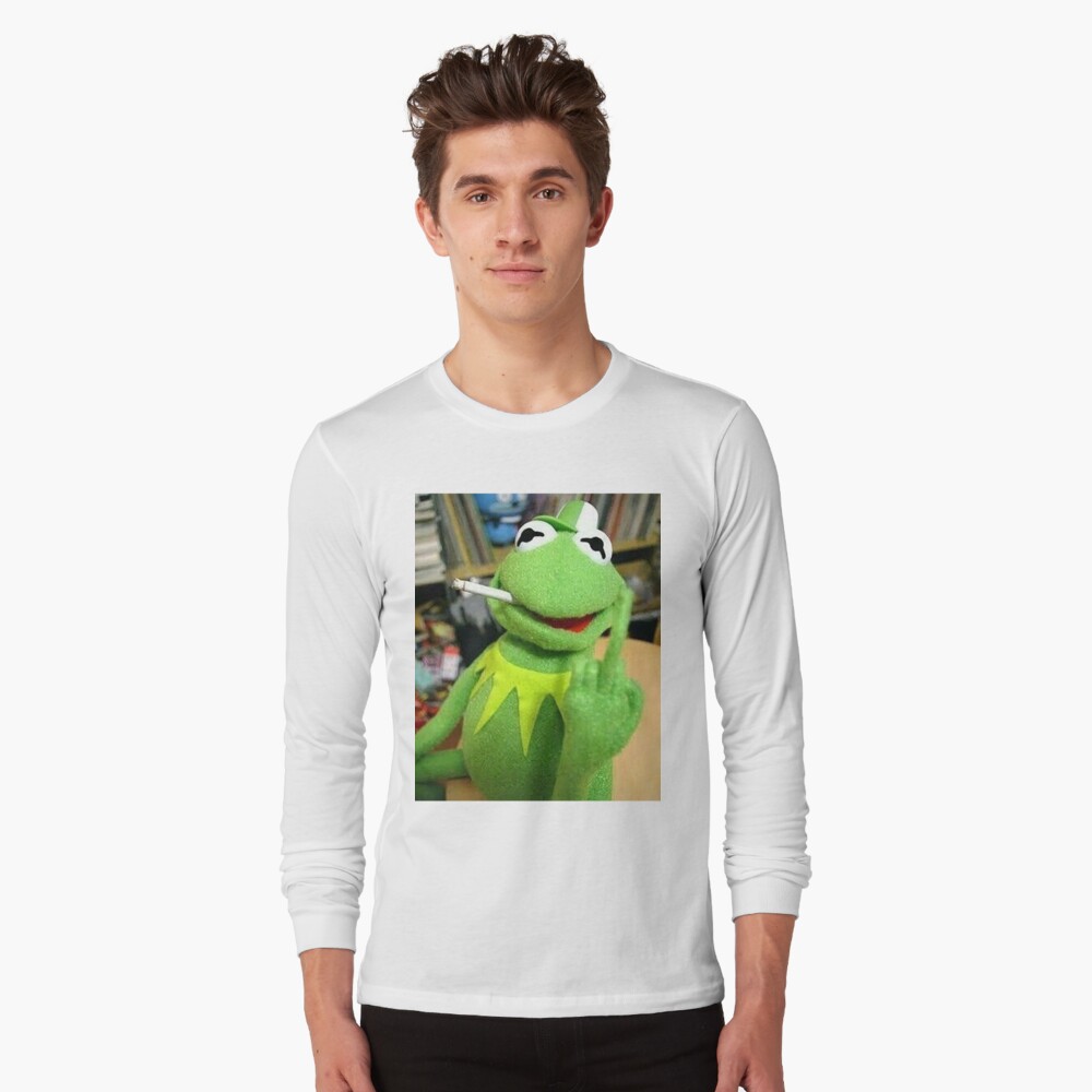 "Kermit middle finger" Art Board Print for Sale by martimmendes | Redbubble