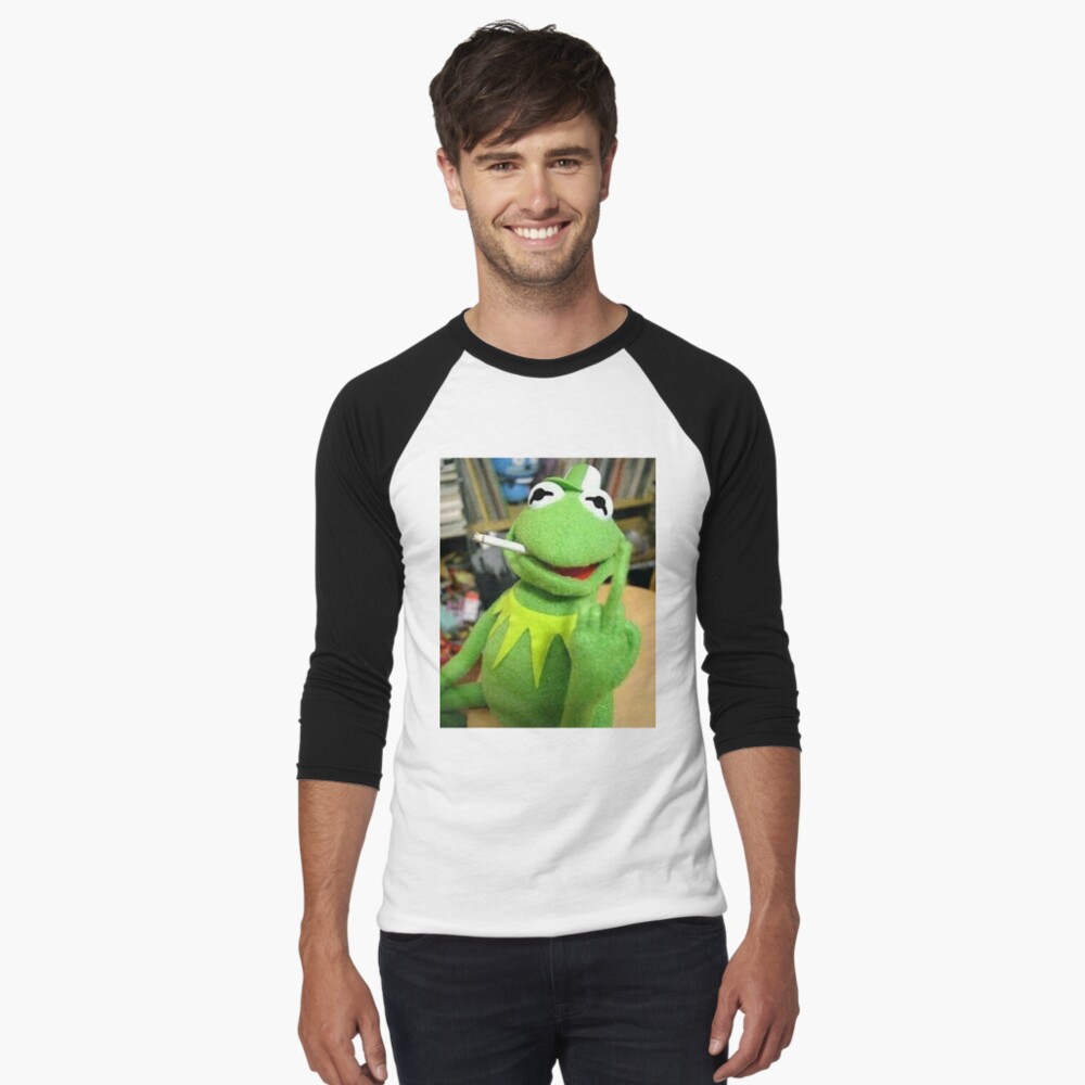 "Kermit middle finger" Art Board Print for Sale by martimmendes | Redbubble