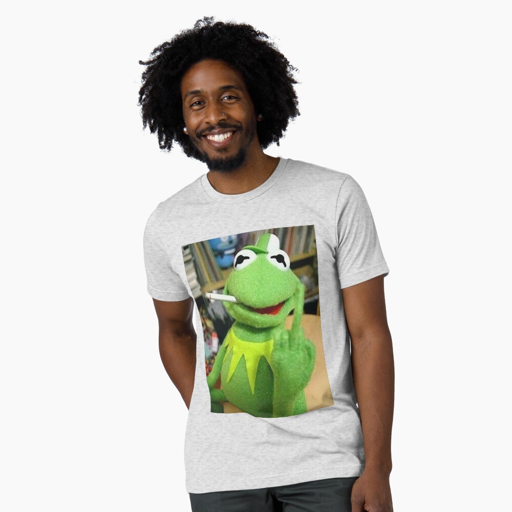 "Kermit middle finger" Art Board Print for Sale by martimmendes | Redbubble