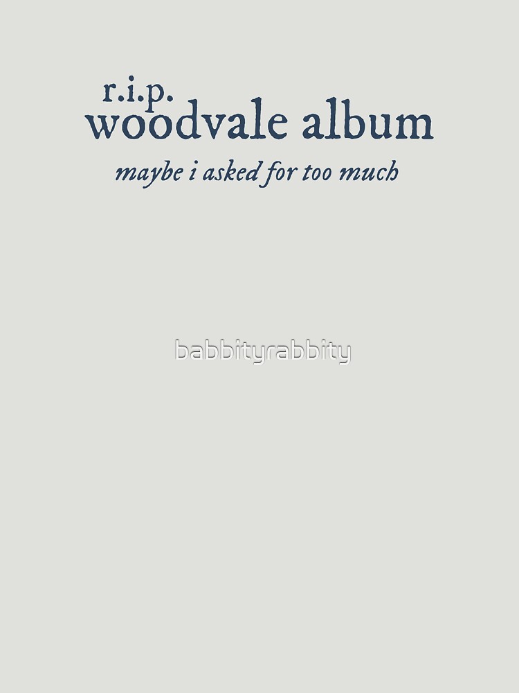 "RIP woodvale album (too much) - Taylor Swift trilogy theory folklore ...