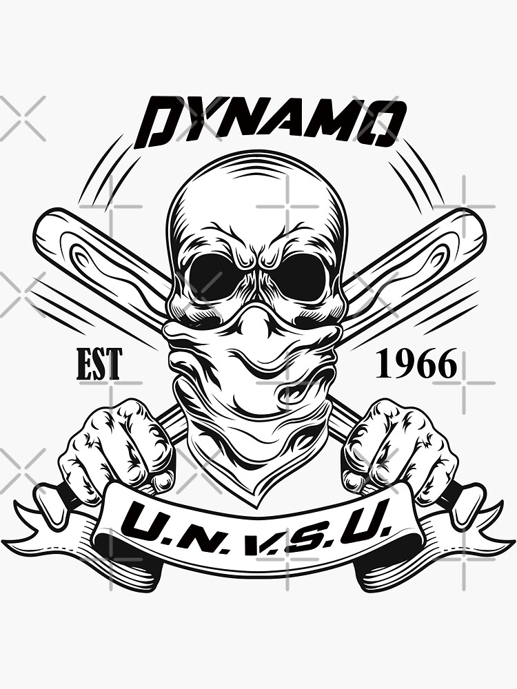 "EST 1966 Dynamo" Sticker von BullSchreck | Redbubble