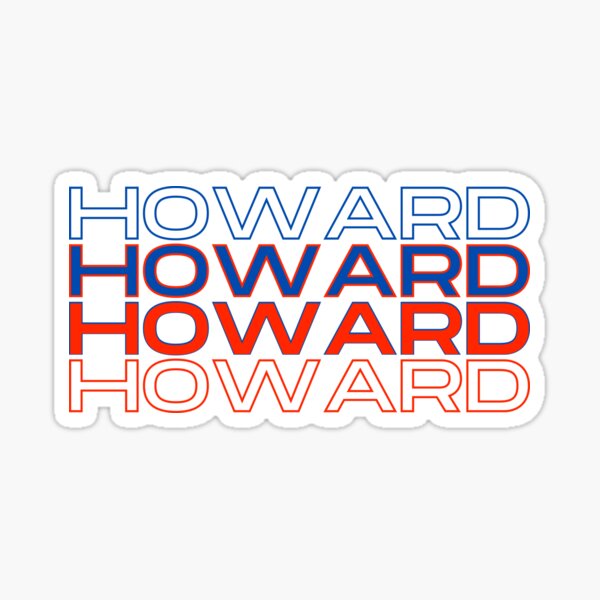 "HOWARD UNIVERSITY STICKER - HBCU STICKER - HOWARD BISON" Sticker for ...
