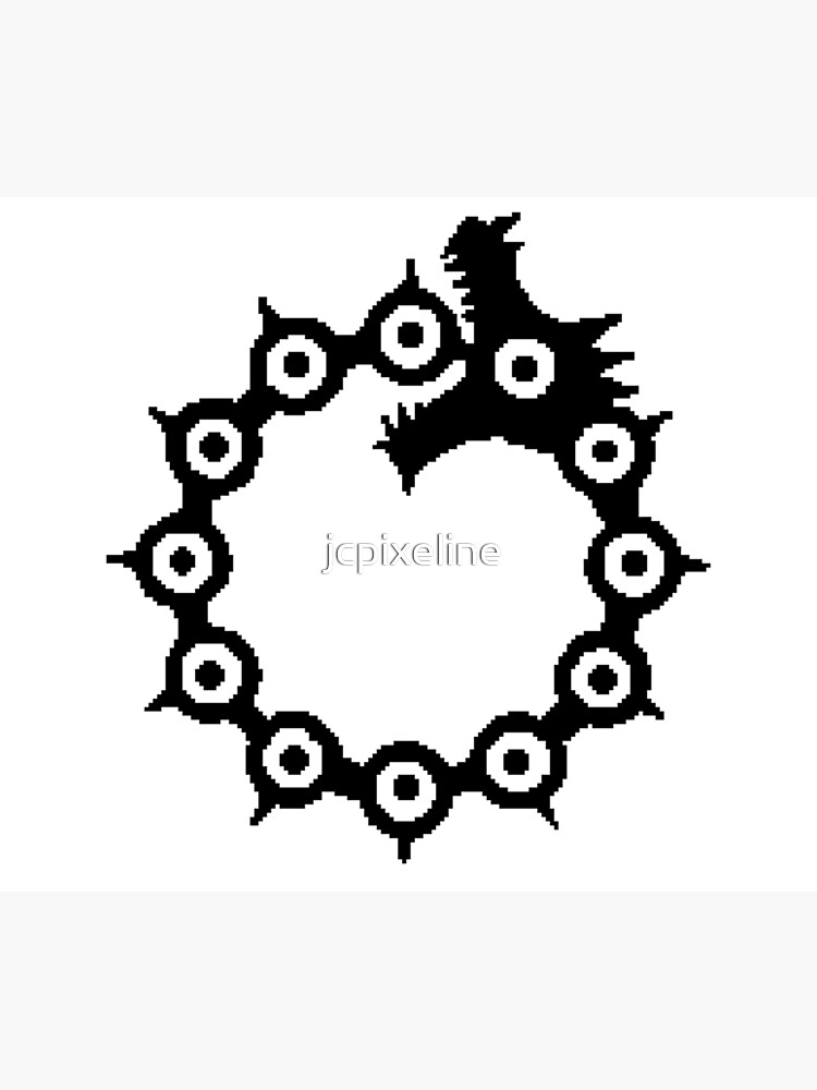 "The Seven Deadly Sins - Dragon's Sin of Wrath - Pixel Art" Poster for ...