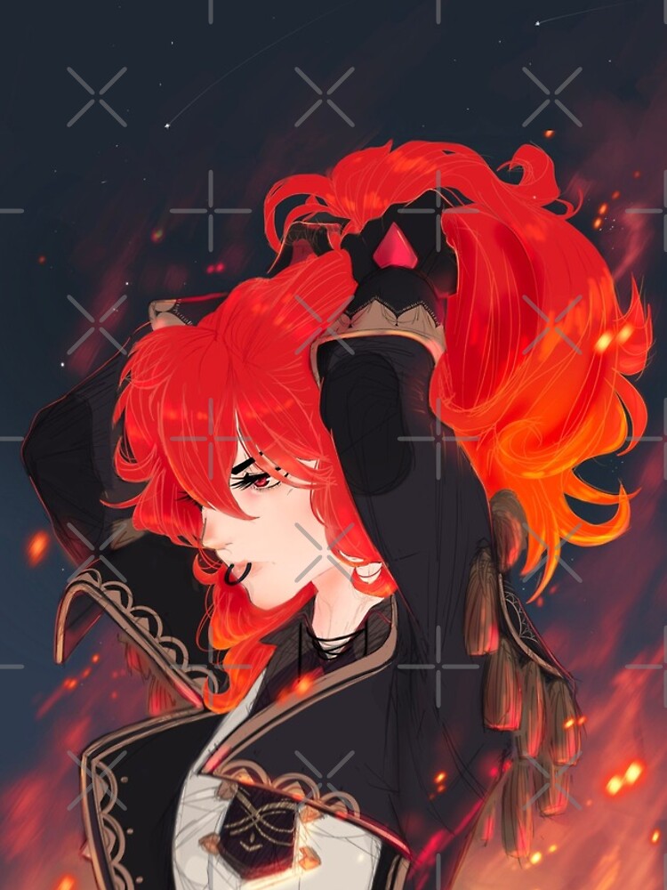 "Diluc" iPhone Case for Sale by Holyfrap | Redbubble