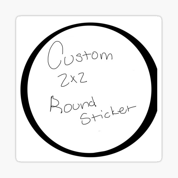 "Custom design 2x2 Sticker " Sticker for Sale by elis-art-co | Redbubble