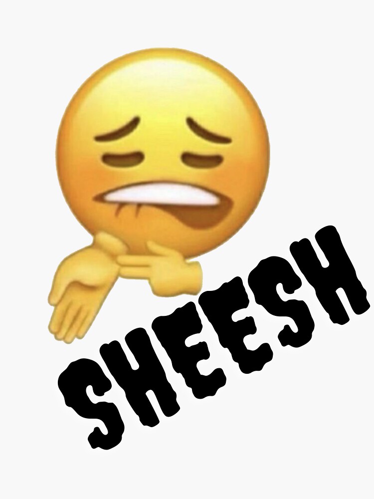 "SHEESH" Sticker for Sale by Bred69 | Redbubble